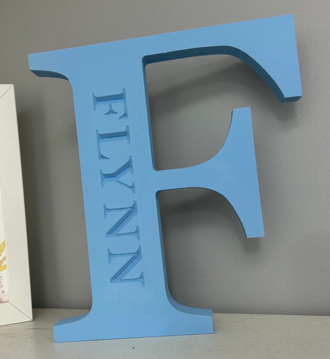 Flynn Ready Made Wooden Letters,nursery Decor,new Baby Gift ...