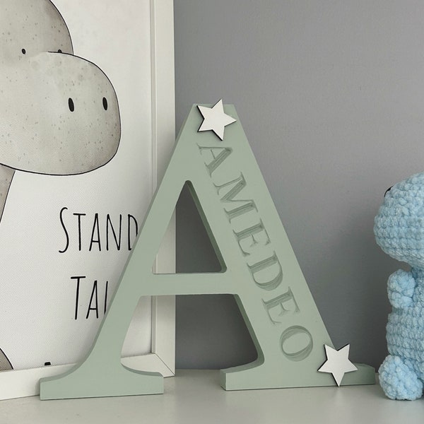 Boy Nursery Letters - Etsy