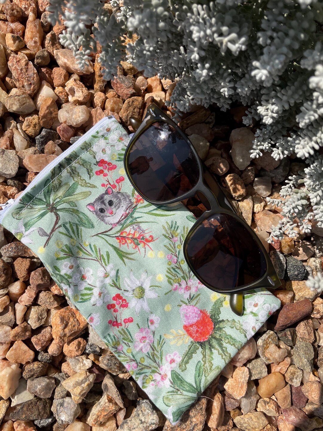 Ring Tail Possum Flannel Flowers Banskia Australian Bush Soft Glasses ...