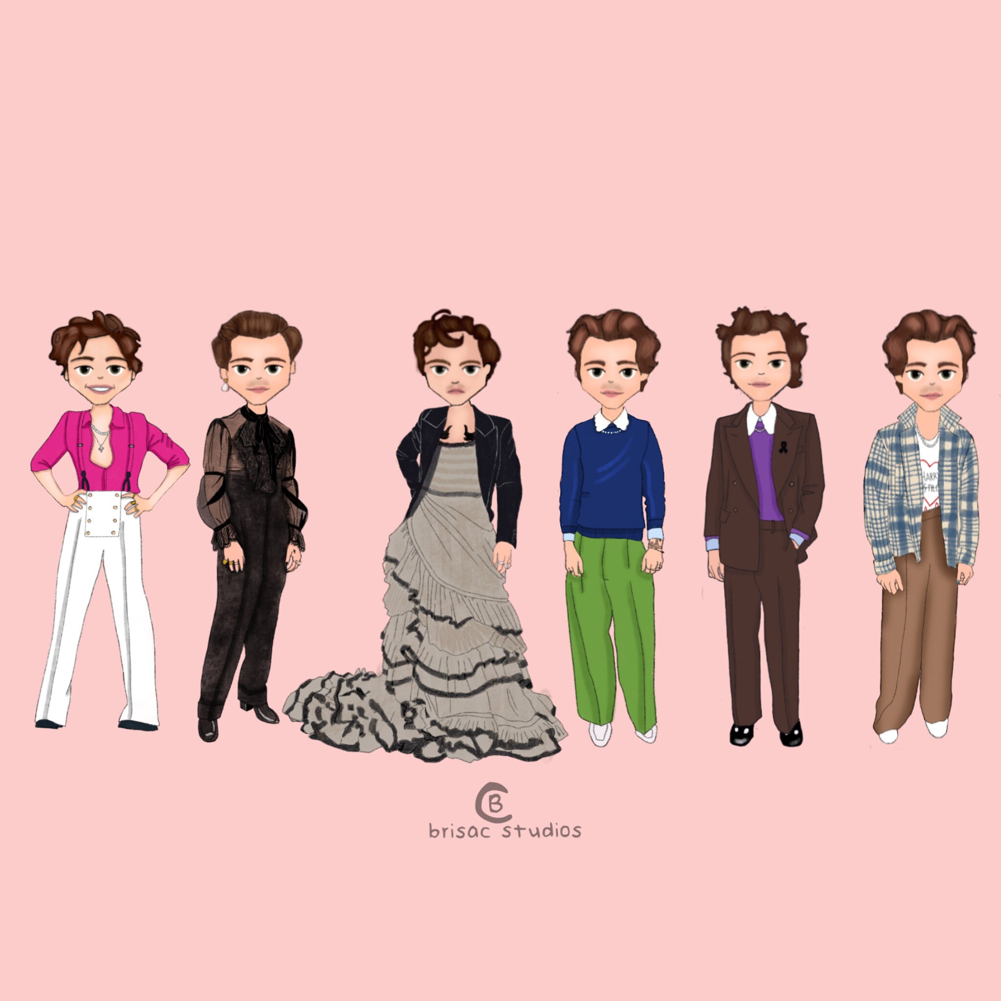 Embellishments Craft Supplies & Tools Harry Styles Printable Sticker ...