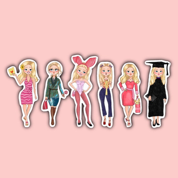 Legally Blonde Sticker Pack - Etsy