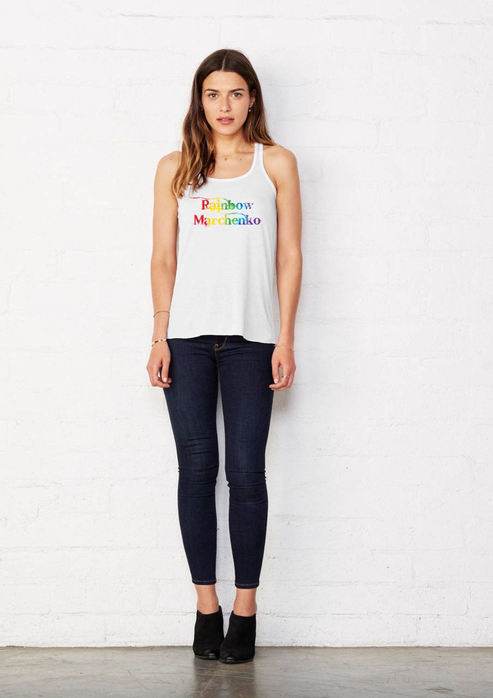 Pole Dance rainbow Marchenko Flowy Tank - Etsy