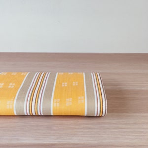 Choose! Antique Yellow Ticking Fabric Stripes Mid 1900s Cotton Yardage ...