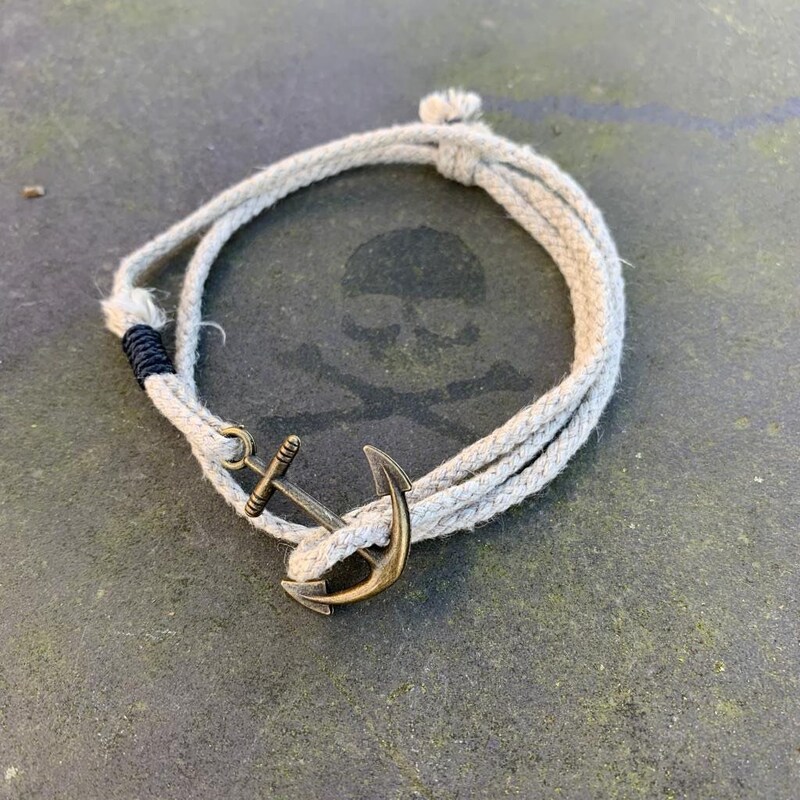 Rope Anchor Bracelet - Etsy