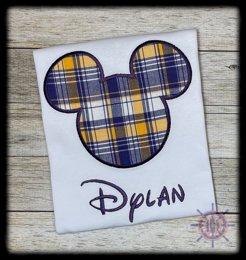 LSU Inspired Mouse Shirt, Purple and Gold Mouse Shirt - Etsy