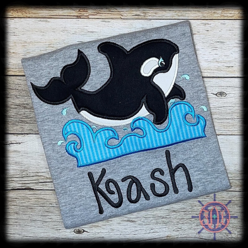 Whale Applique - Etsy