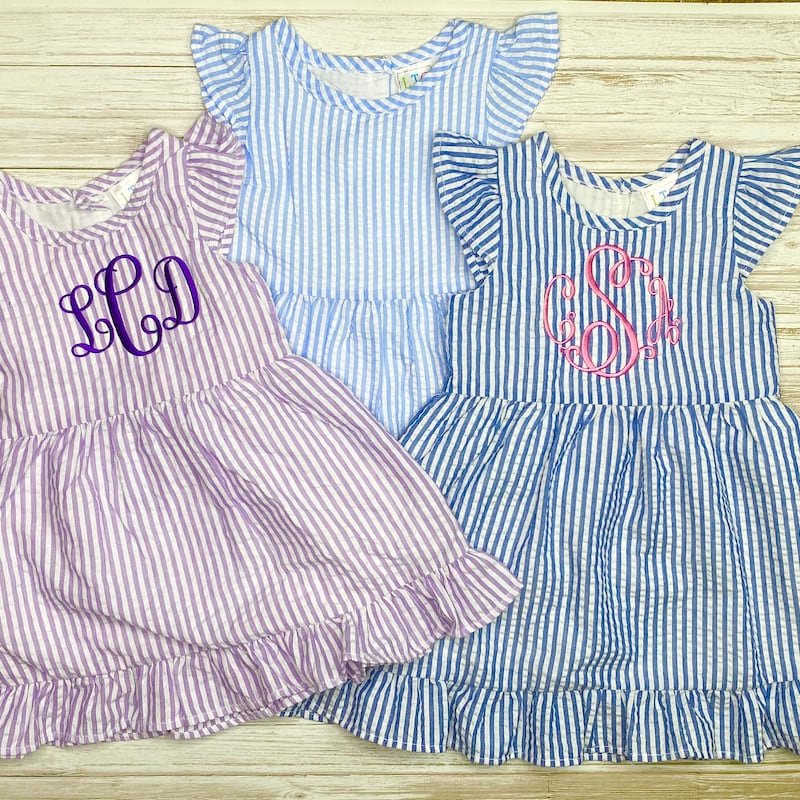 Seersucker Dress - Etsy