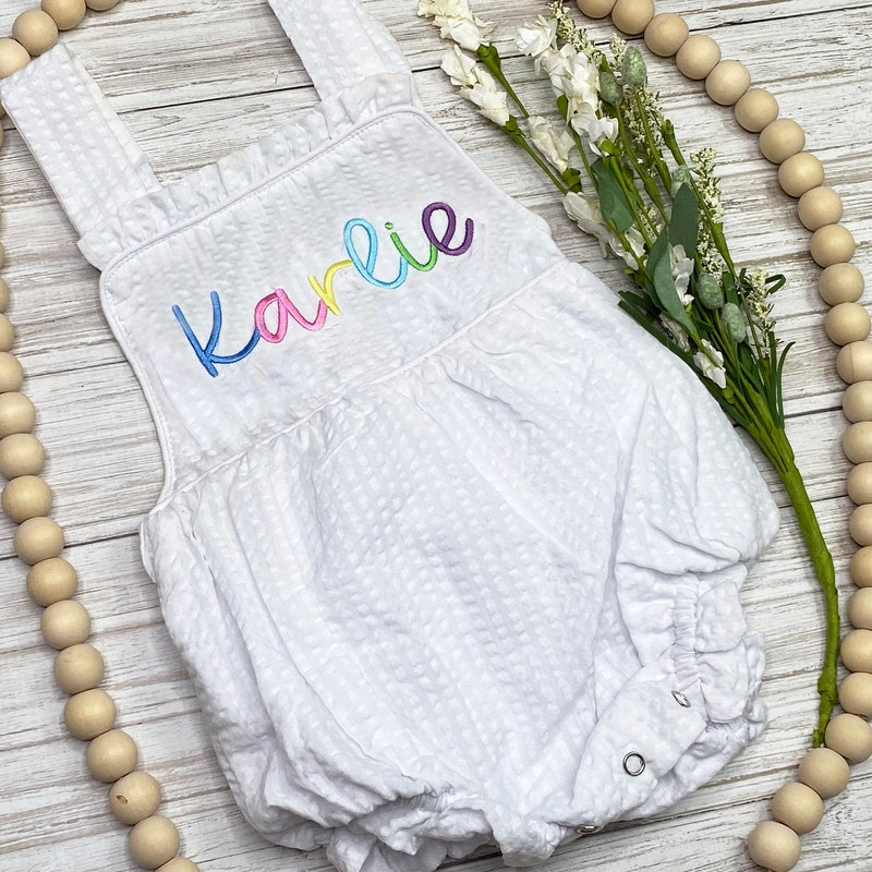 Baby Girl Ruffle Romper - Etsy