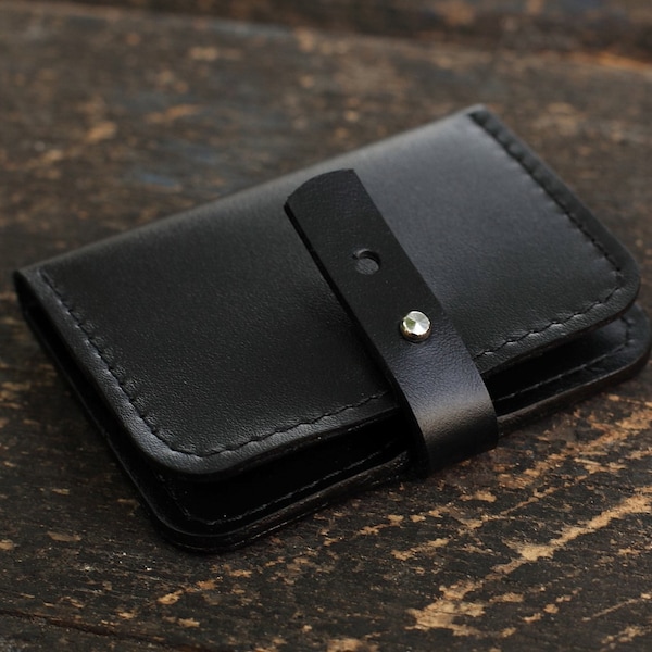 Small Leather Wallet - Etsy