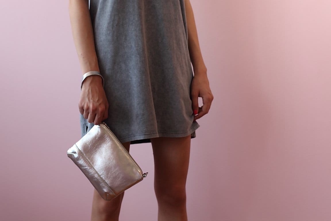 Silver Leather Small Crossbody Bag Silver Evening Bag Hand - Etsy Australia