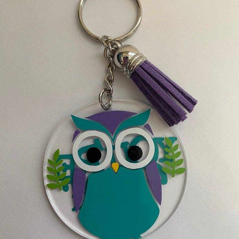 Owl Key Ring - Etsy UK