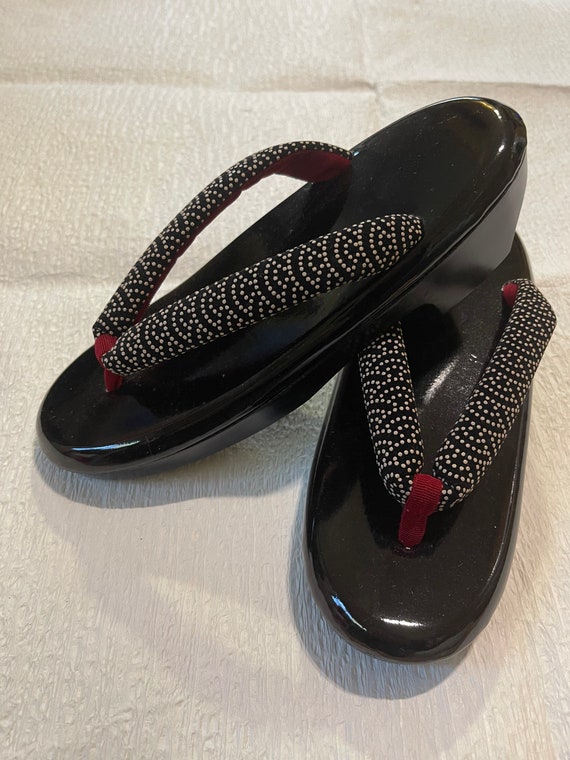 vintage japanese zori geta - Gem