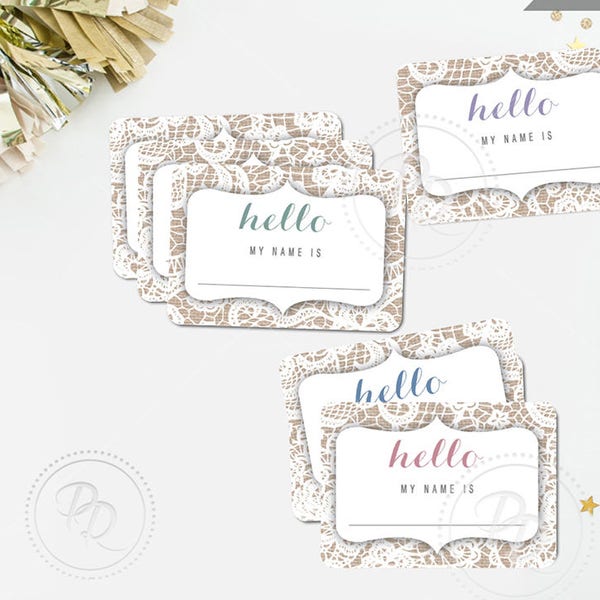 Burlap Gift Tags - Etsy