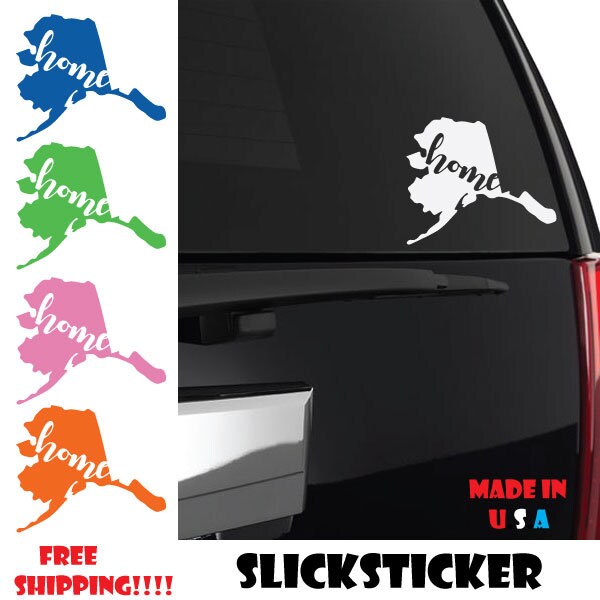 Alaska Car Decal - Etsy