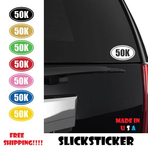 Ultra Runner Vinyl Decal Sticker Running 50K 50M 100K 100M - Etsy