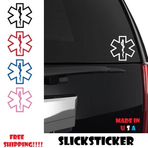 EMT Emergency Decal Ambulance Paramedic Medical Doctor Nurse Medic ...