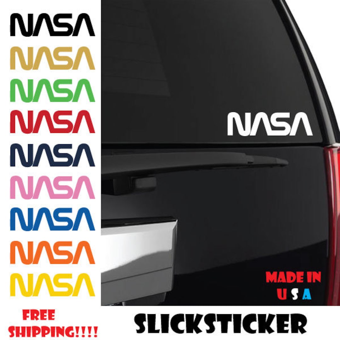 NASA Sticker, Nasa Decal, Nasa, Nasa Engineering Sticker, Nasa Car ...