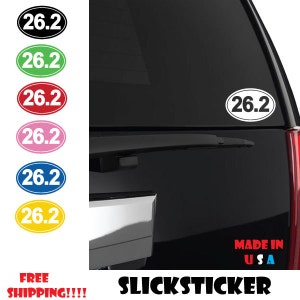 26.2 Sticker, Marathon Sticker, 26.2 Decal, Marathon 26.2 Sticker ...