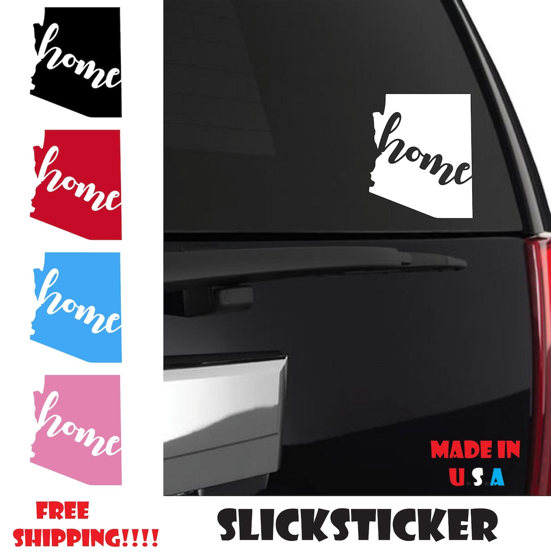 ARIZONA Home Sticker | Az Sticker | Arizona State Sticker | Az Home ...