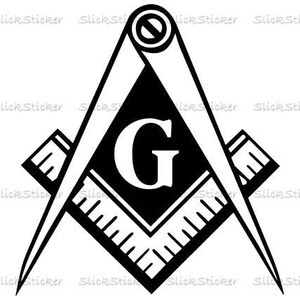 Freemason Sticker, Masonic, Masonic Decal, Masonic Sticker, Freemason ...