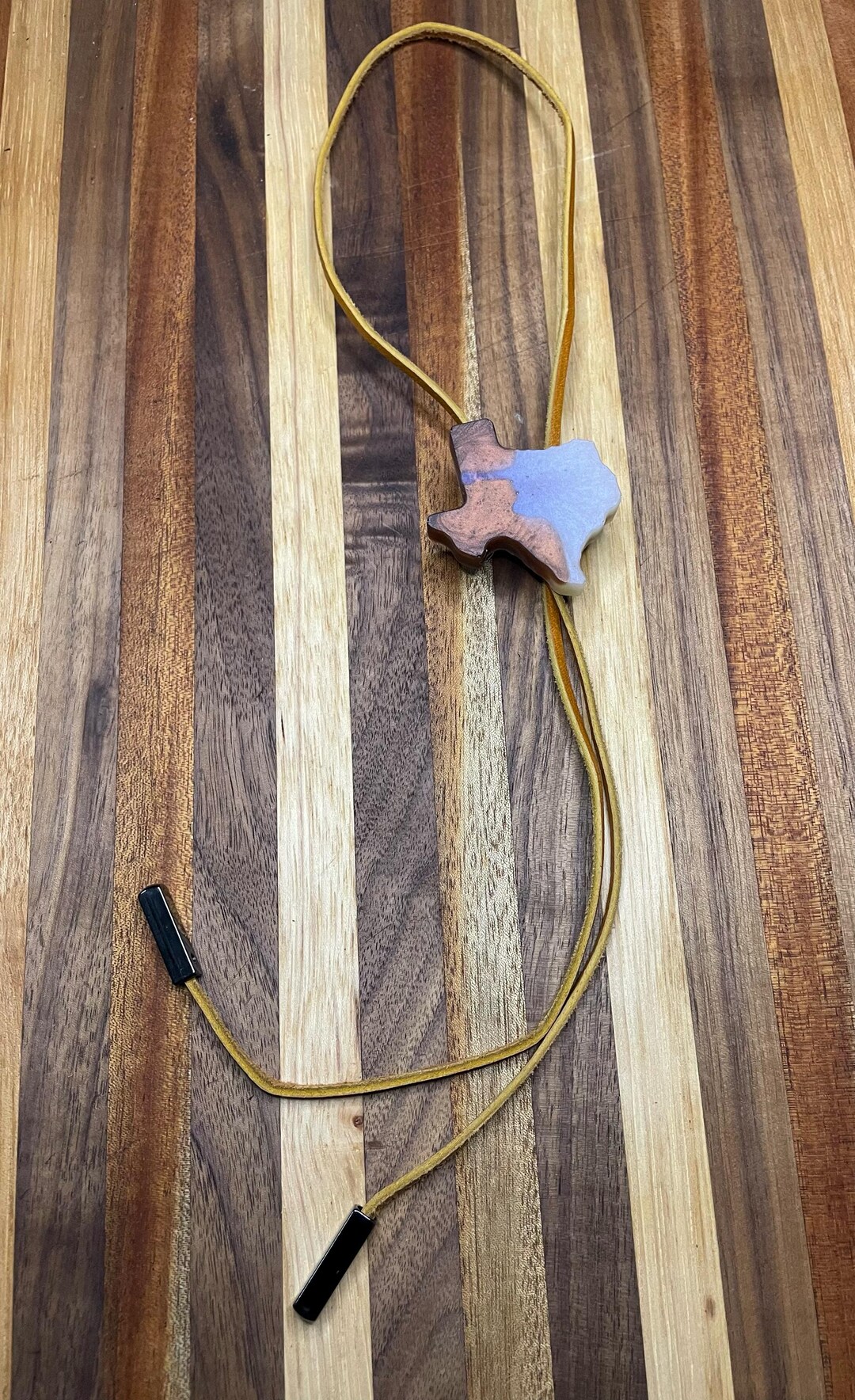 Texas State Outline Bolo Tie. Gift for Him. Lone Star State Bolo Tie ...