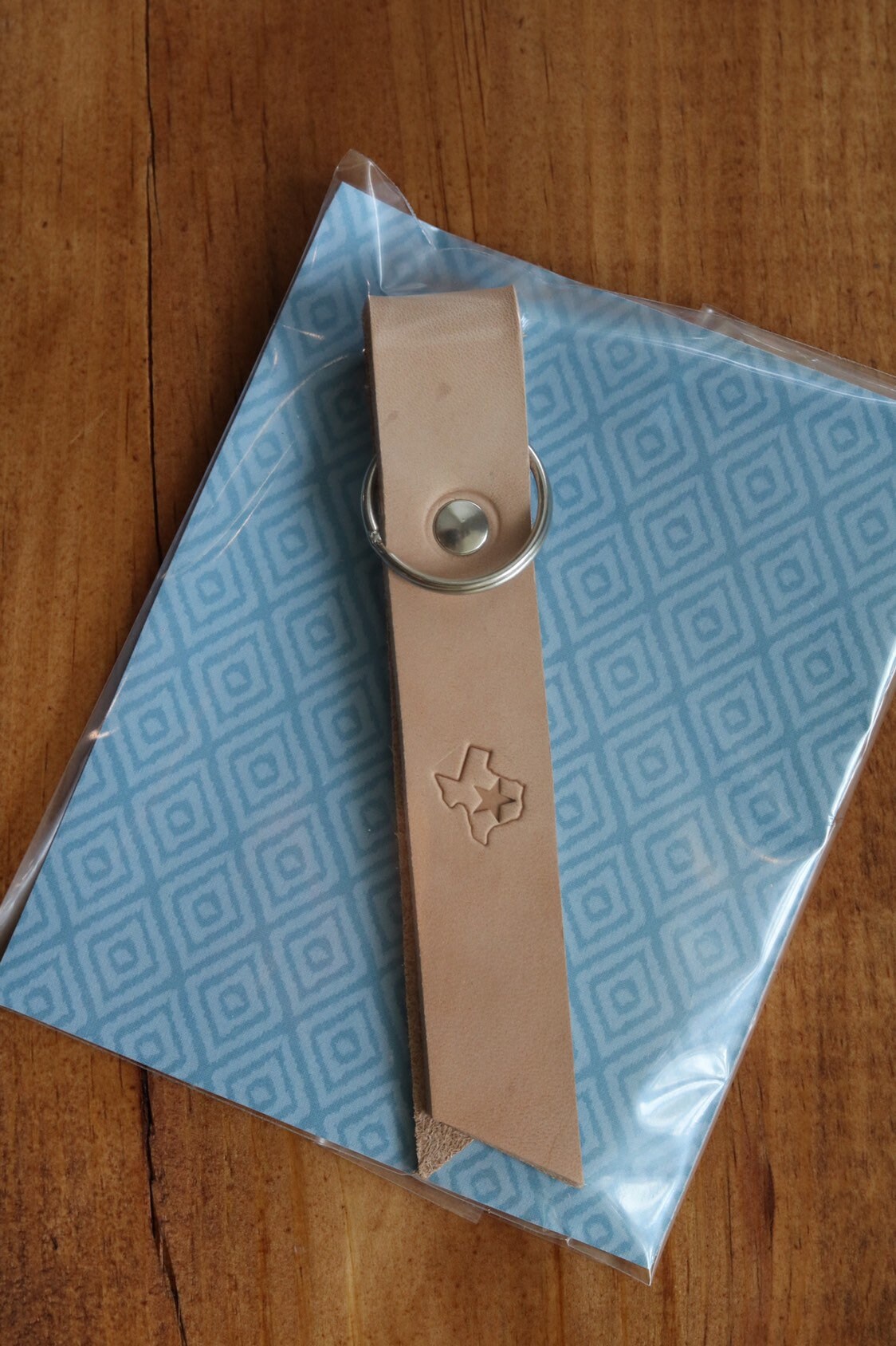 Texas keychain. Lone star state. Custom Stamped Keychain. | Etsy