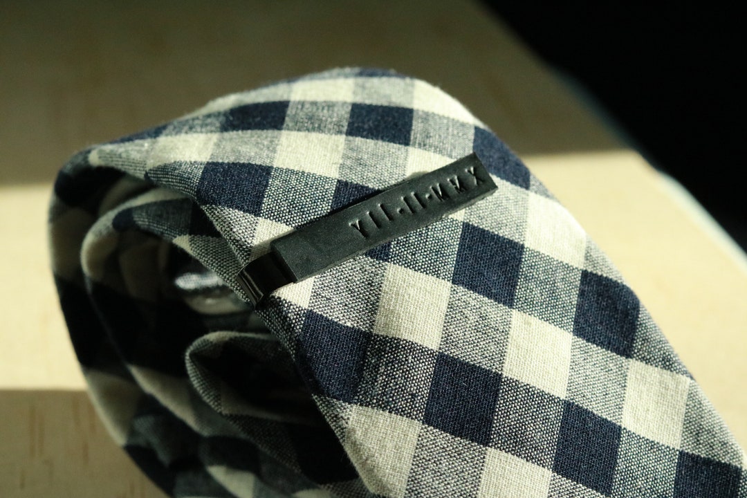 Leather Custom Tie Bar. Customizable Tie Bar. Grooms Gift. Groomsmen ...