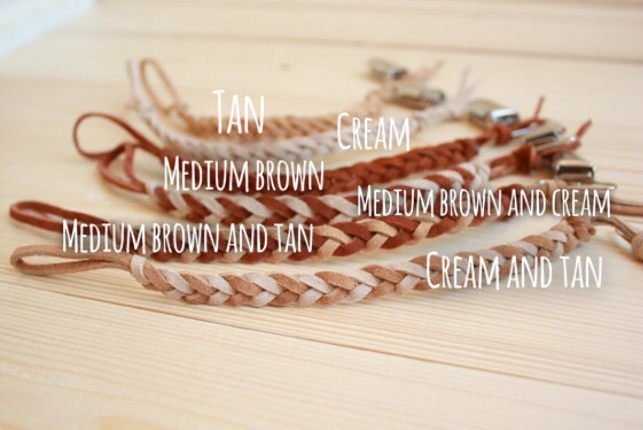 Buy 1 Get 1 Free Leather Pacifier Clips Pacifier Holder Binky - Etsy