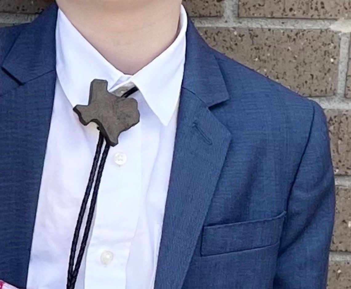 Texas State Outline Bolo Tie. Gift for Him. Lone Star State Bolo Tie ...