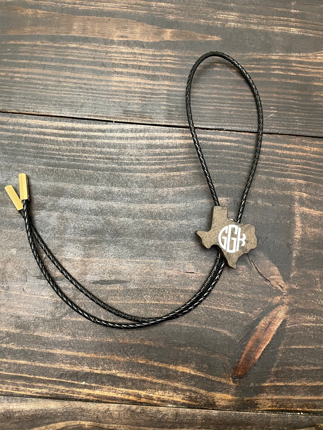 Customizable Monogrammed Texas Bolo Tie - Etsy