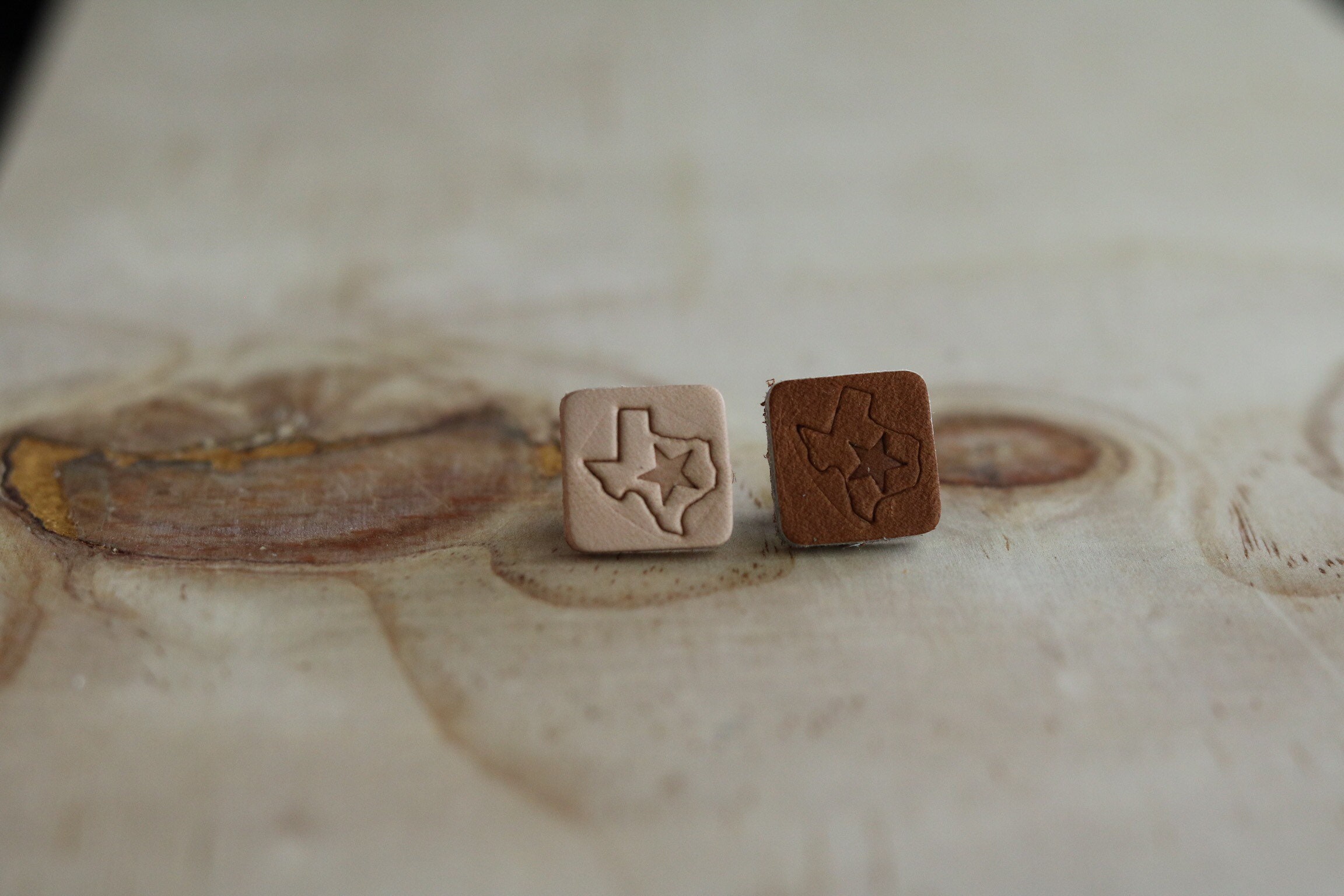 Texas Lapel Pin. Leather Tie Tack and Lapel Pin. Men's - Etsy