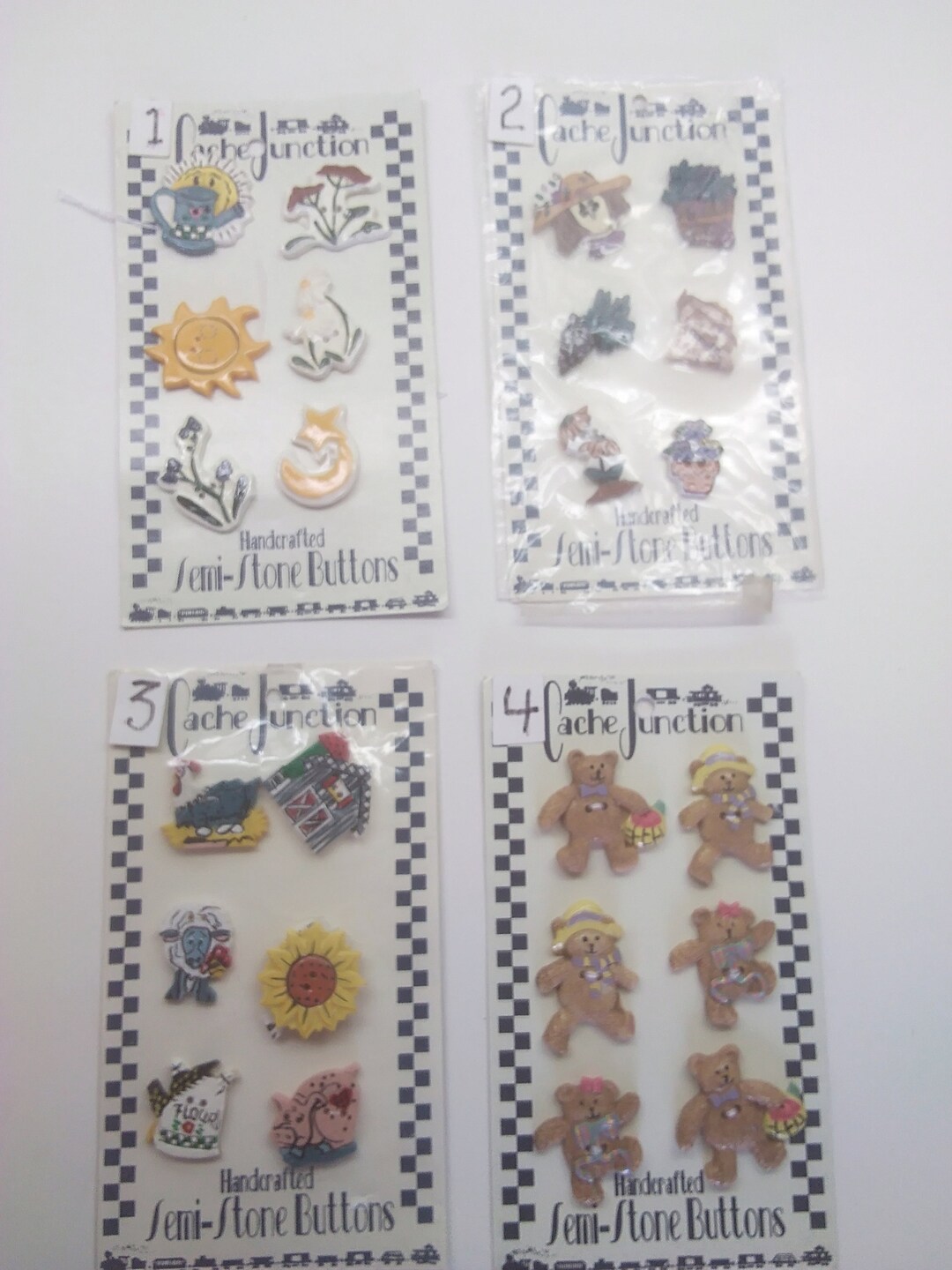 Cache Junction Handcrafted Semi-stone Buttons - Etsy