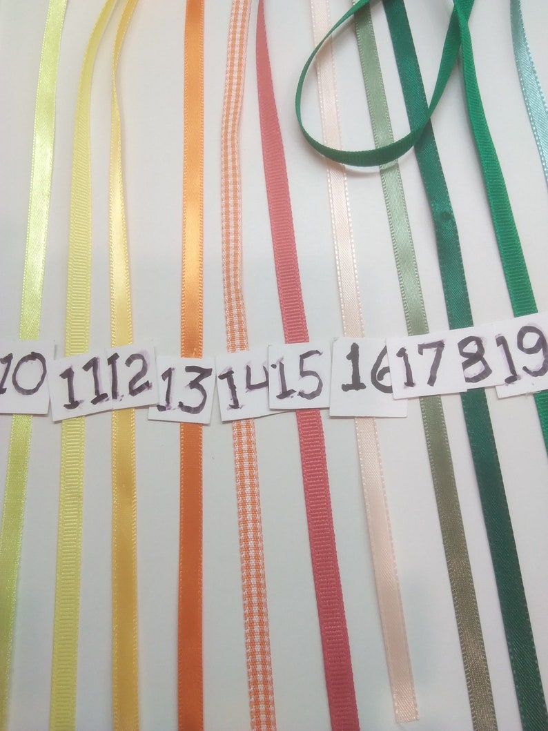 1/4 Satin and Grosgrain Ribbon | Etsy