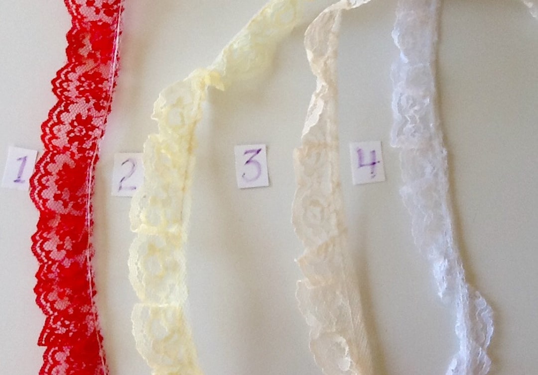1" Ruffled Lace - Etsy