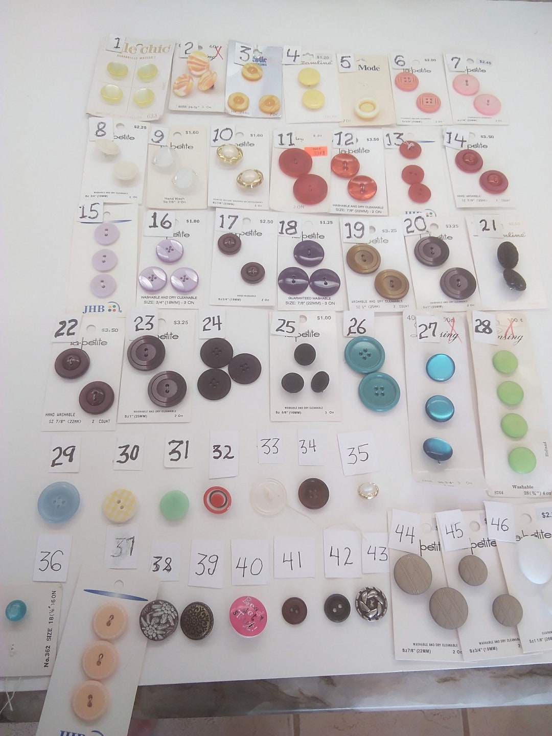 JHB Pattern Buttons - Etsy