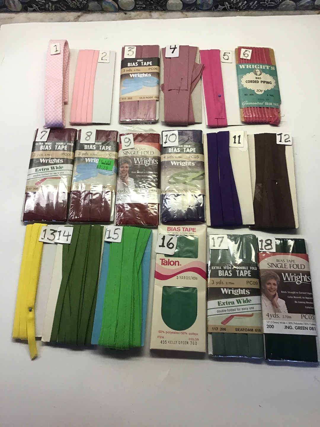 Bias Tape, Colors - Etsy