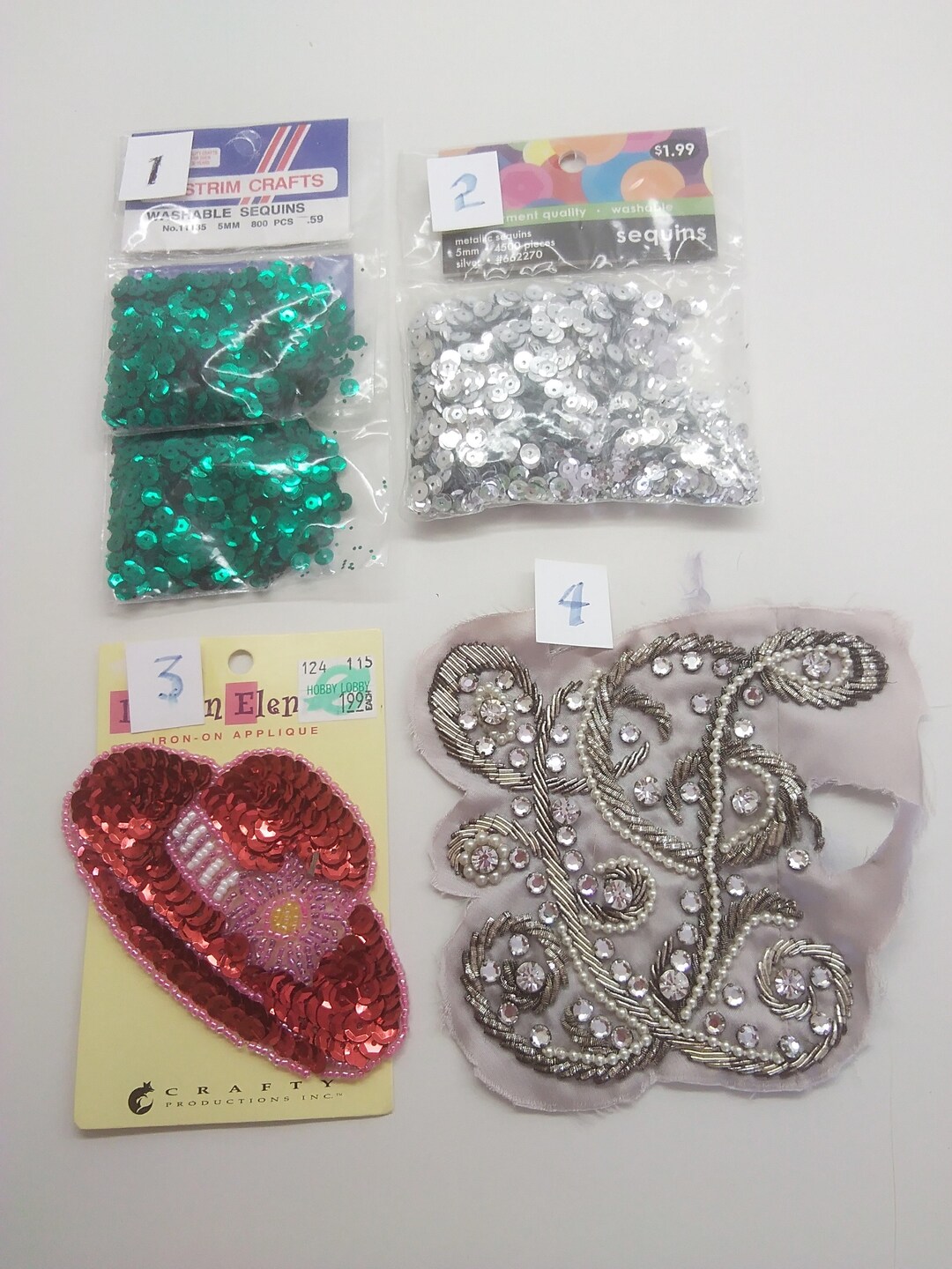Sequins and Appliques - Etsy