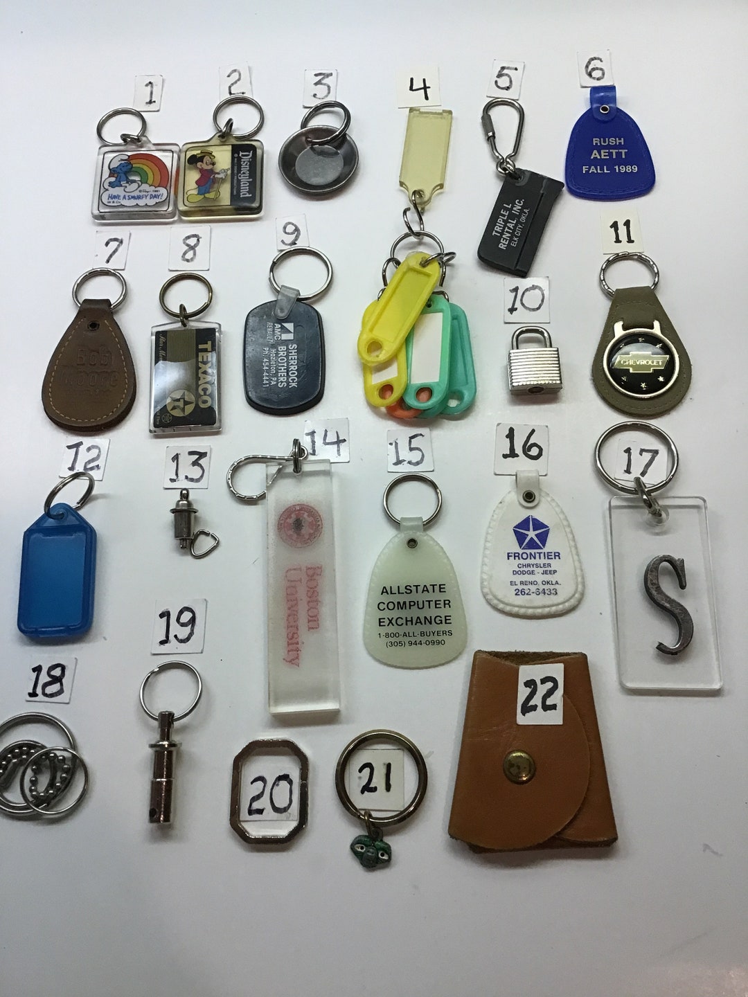 Vintage Key Rings - Etsy