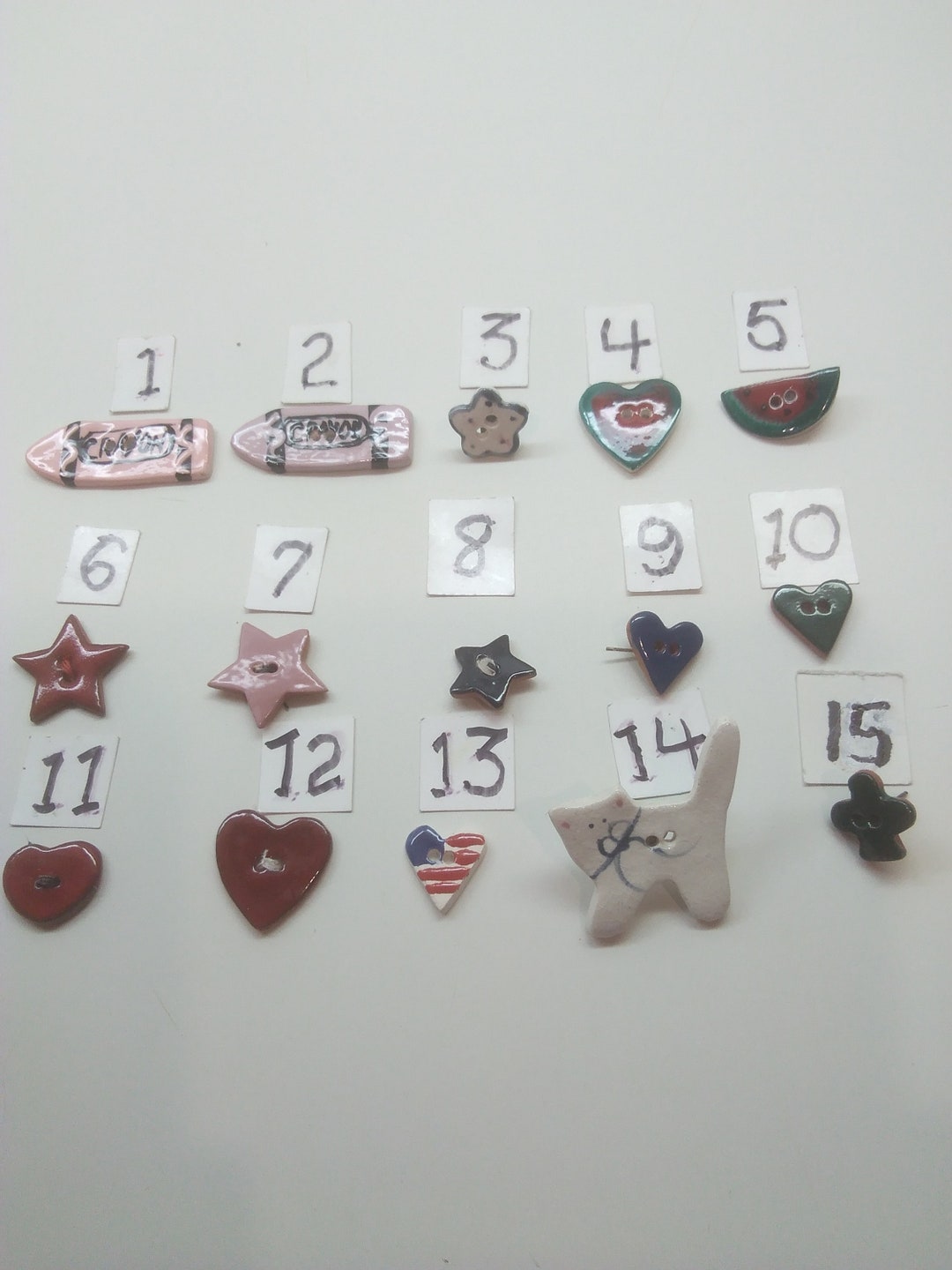 Ceramic Designer Buttons, Vintage - Etsy