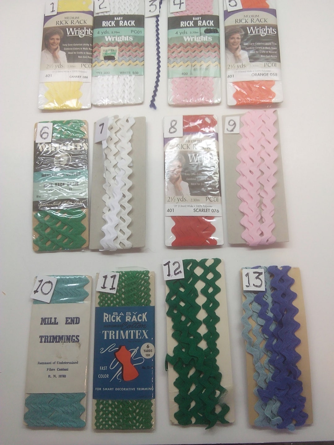 Rick Rack Trim, Hem Tape and Lace - Etsy