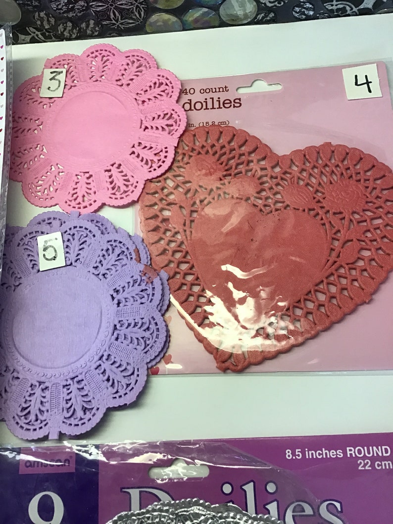 Colored Paper Doilies - Etsy