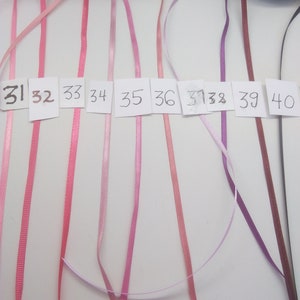 1/8" Offray New Satin and Grosgrain Ribbon - Etsy