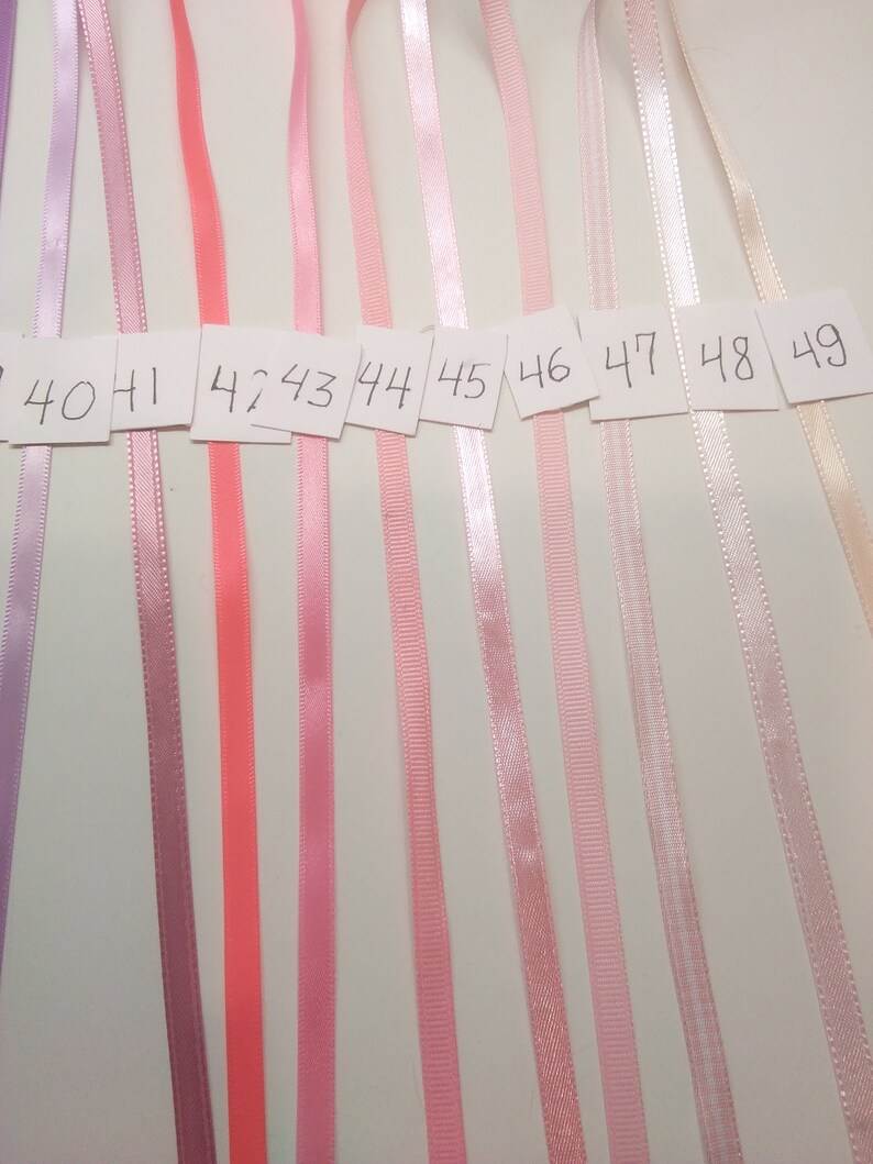 1/4 Satin and Grosgrain Ribbon | Etsy