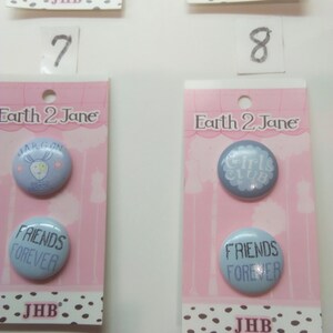 JHB Earth 2 Jane Fun Buttons - Etsy