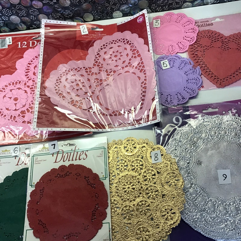 Colored Doilies - Etsy