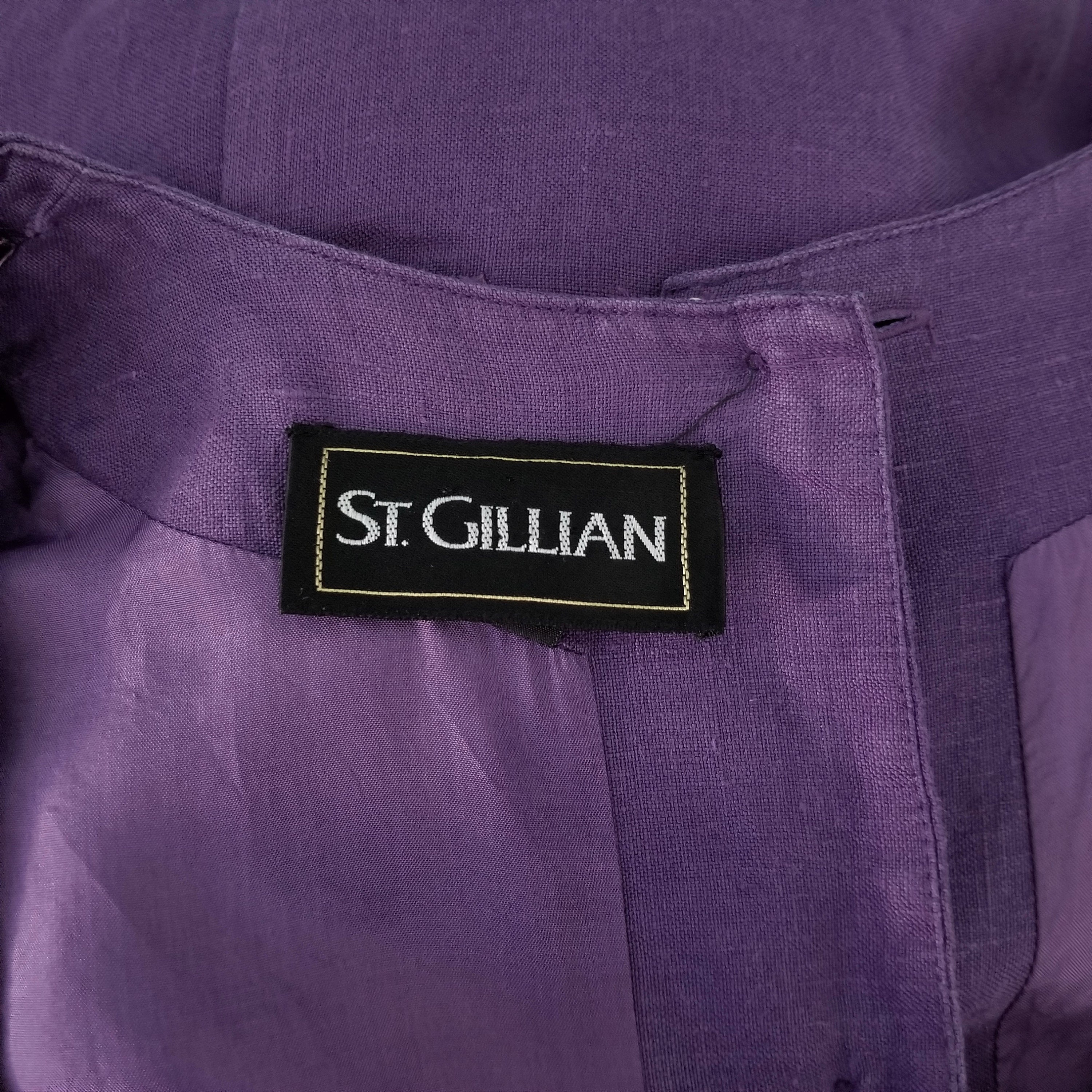 Vintage St. Gillian Royal Purple Linen Sheath Dress - Etsy