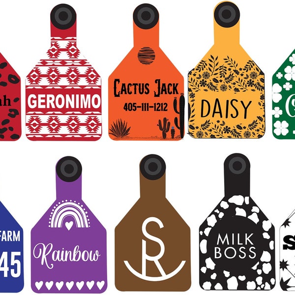 Custom Ear Tags - Etsy