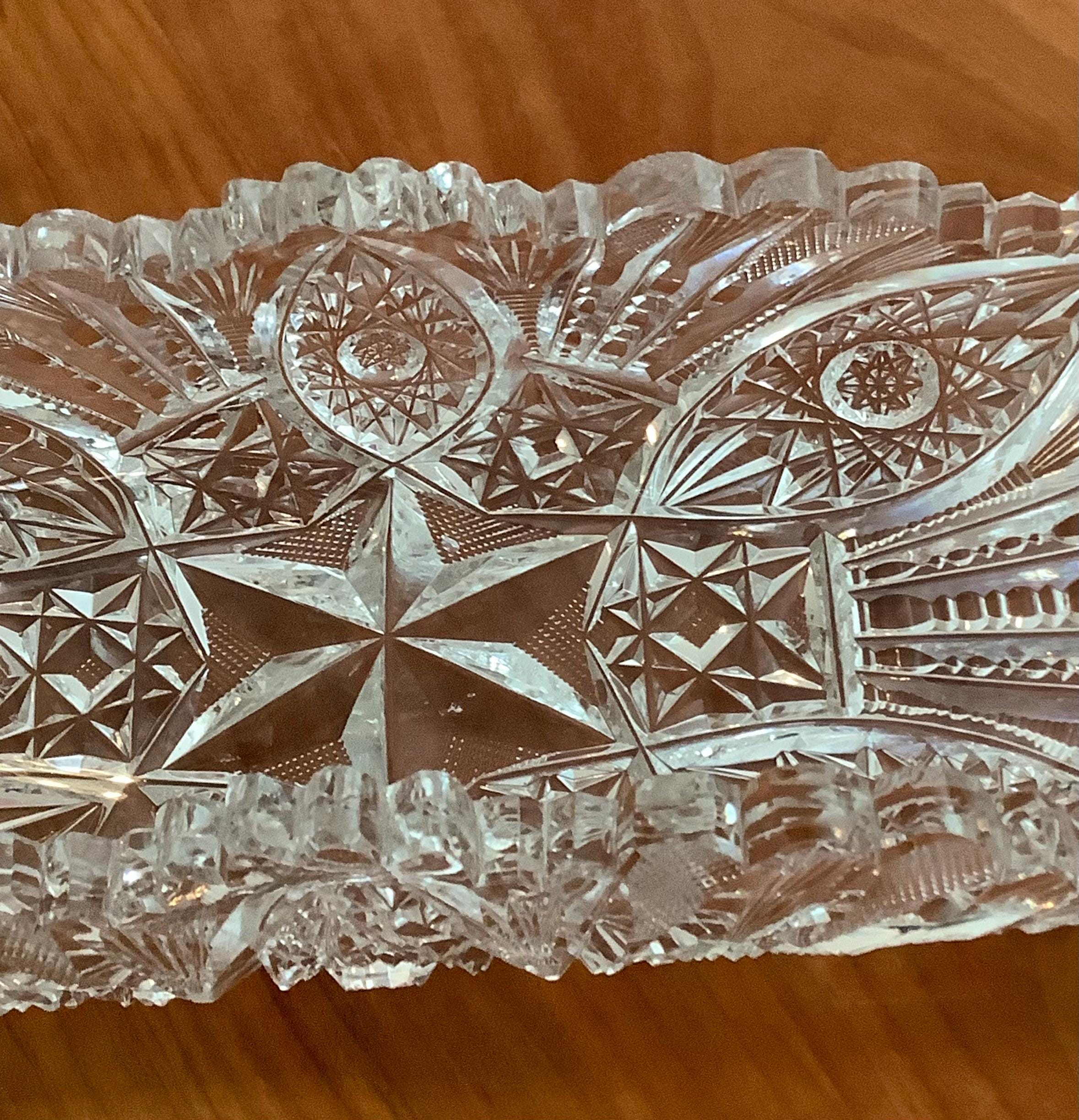 Stunning Antique American Brilliant Cut Crystal Celery - Etsy