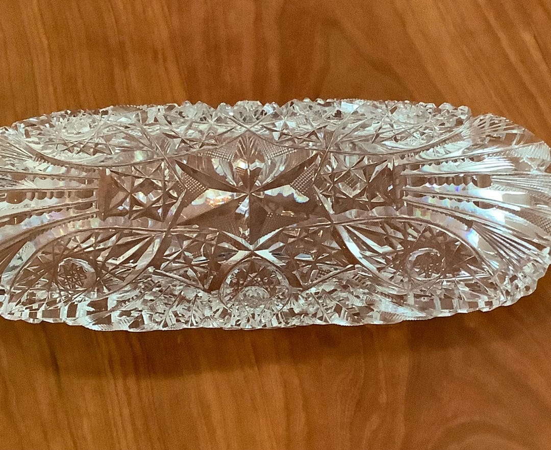 Stunning Antique American Brilliant Cut Crystal Celery - Etsy