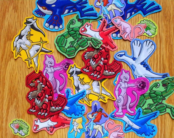 Legendary Pokémon Stickers - Etsy